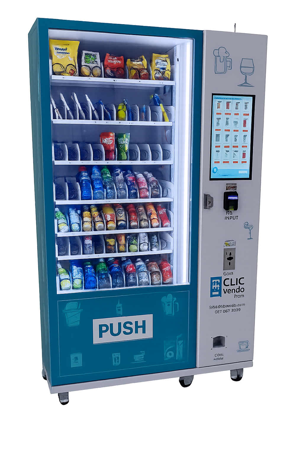 Snack and Drink Vending Machine Philippines | CLIC Vendo