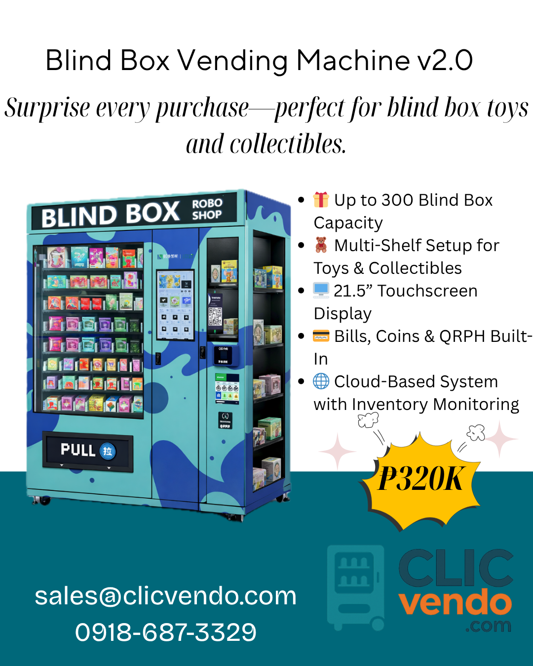 Vending Machines for Sale Philippines | CLIC Vendo Models and Prices
