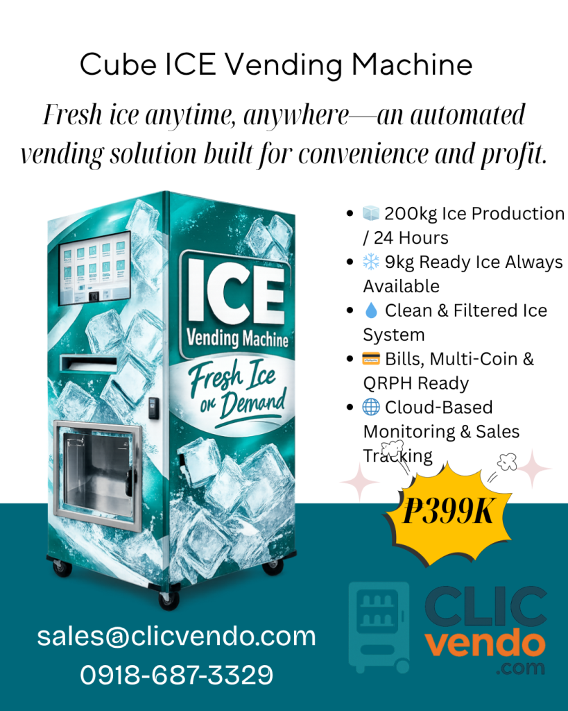 Vending Machines for Sale Philippines | CLIC Vendo Models and Prices