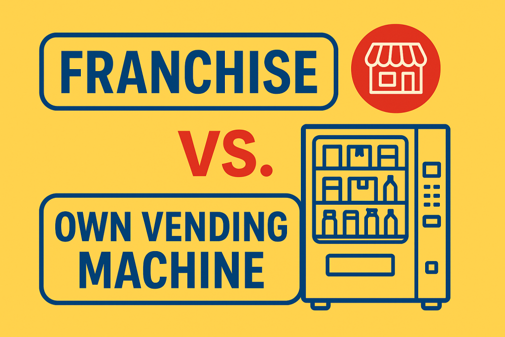 Franchise vs. Own Vending Machine: Which is Better? - CLIC Vendo