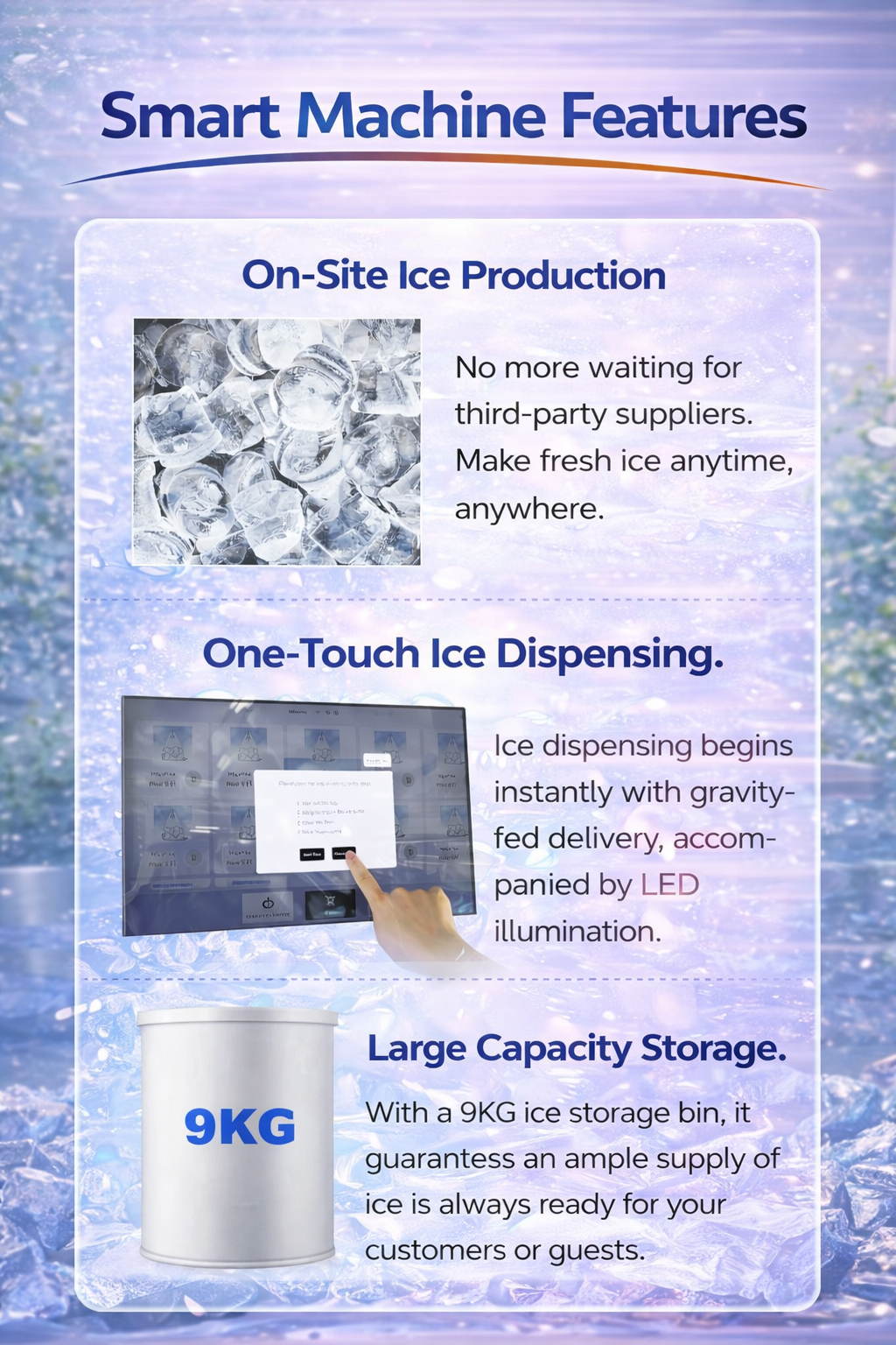 ICE Vending Machine Full Features - CLIC Vendo